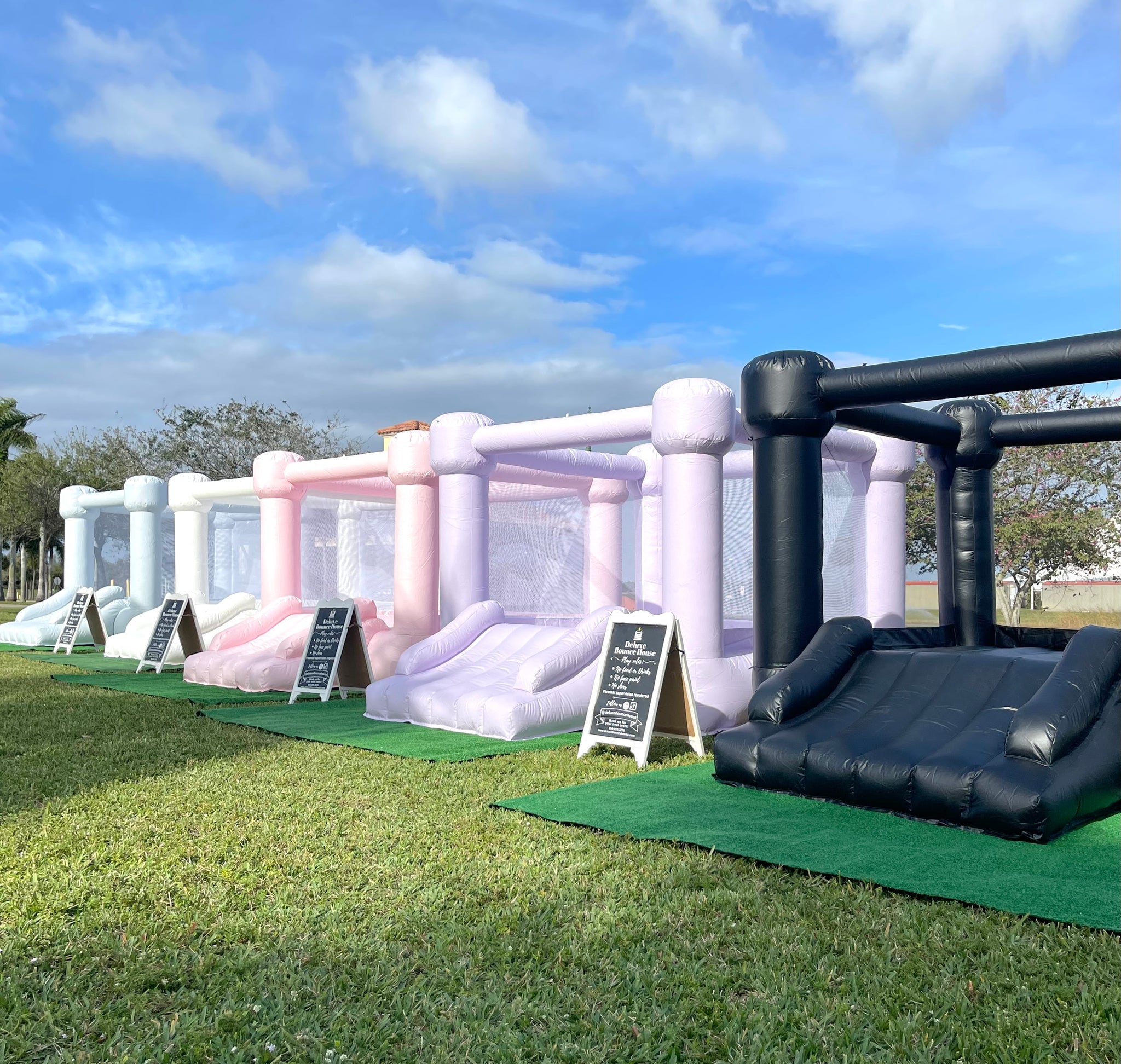 Pink Bounce House - BOOK NOW / Toddlers & Kids Modern Bounce House ...
